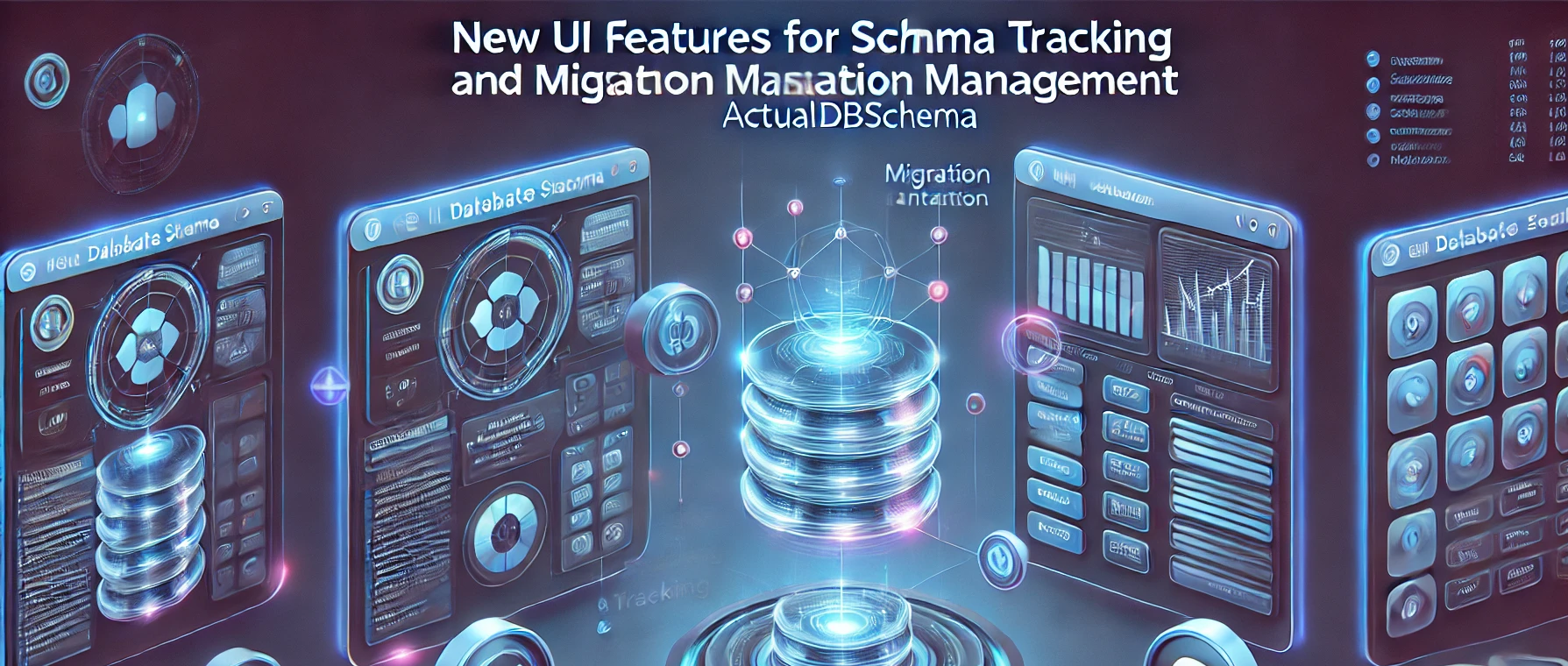New UI Features for Schema Tracking and Migration Management in ...